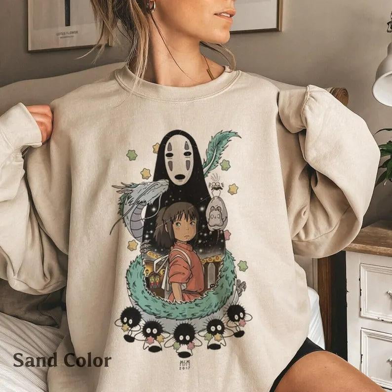 Spirited Away Studio Ghibli Sweat.Ghibli Totoro Sweat Gift.Ghibli No ...