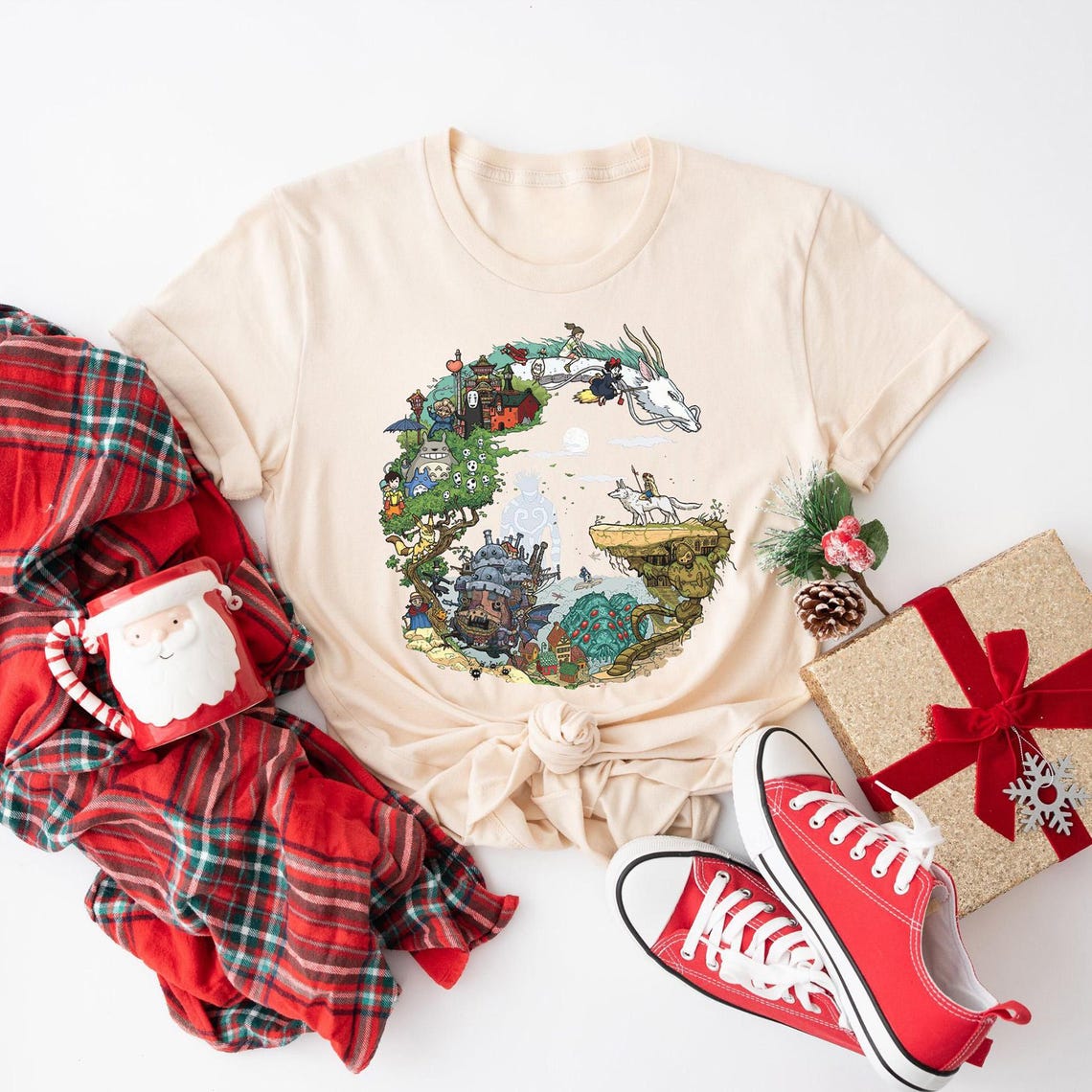 Spirited Away Studio Ghibli tshirt, Hayao Miyazaki Tee, Studio Ghibli ...