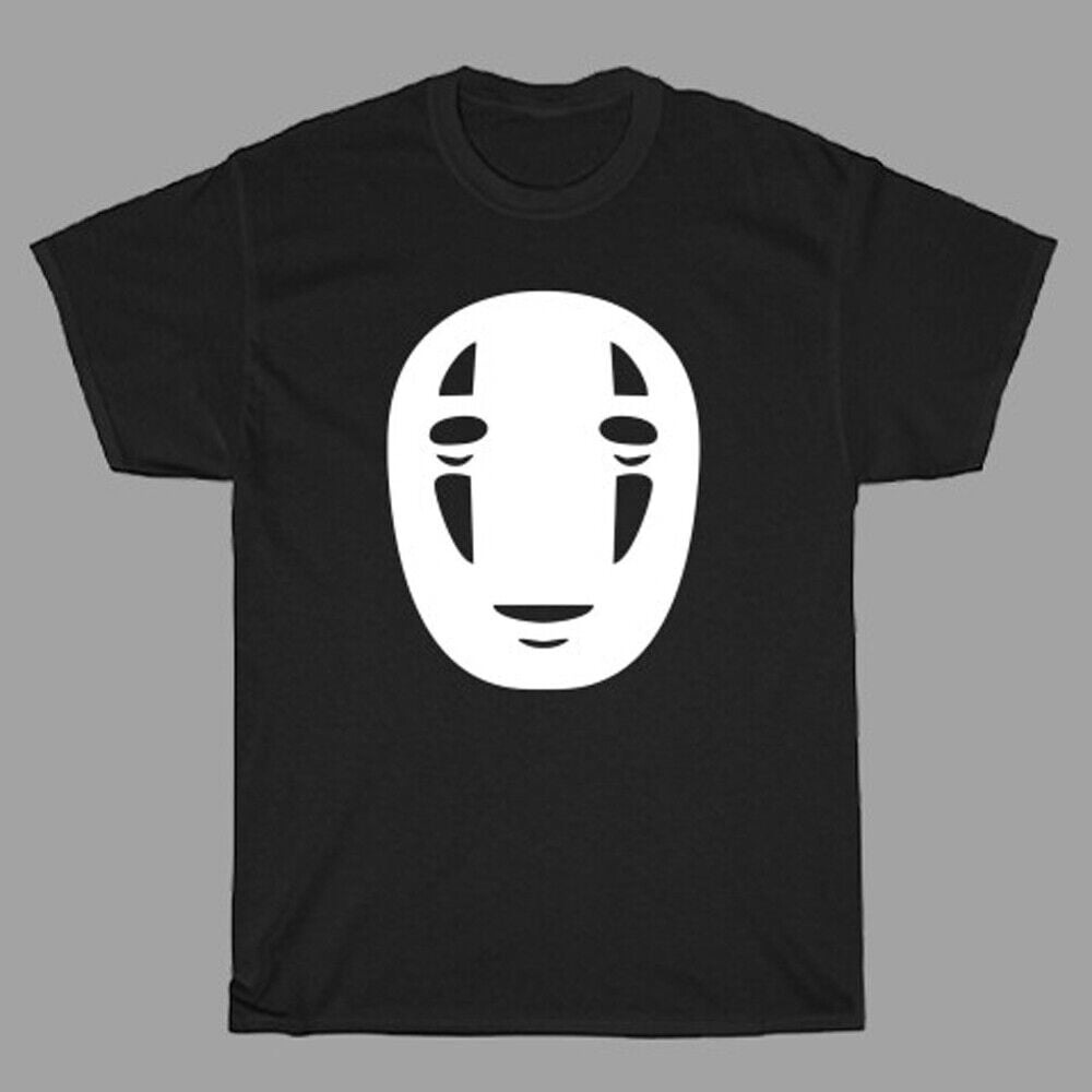 Spirited Away Studio Gibli No Face Men's Black T-Shirt Size S to 5XL ...