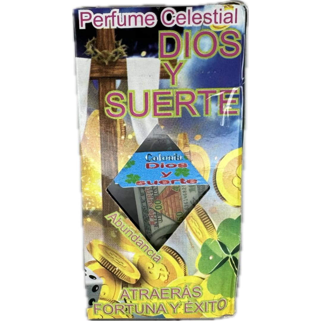 Spiritual Anointed Cologne -(God and Luck) -Include Amulets -(1oz ...