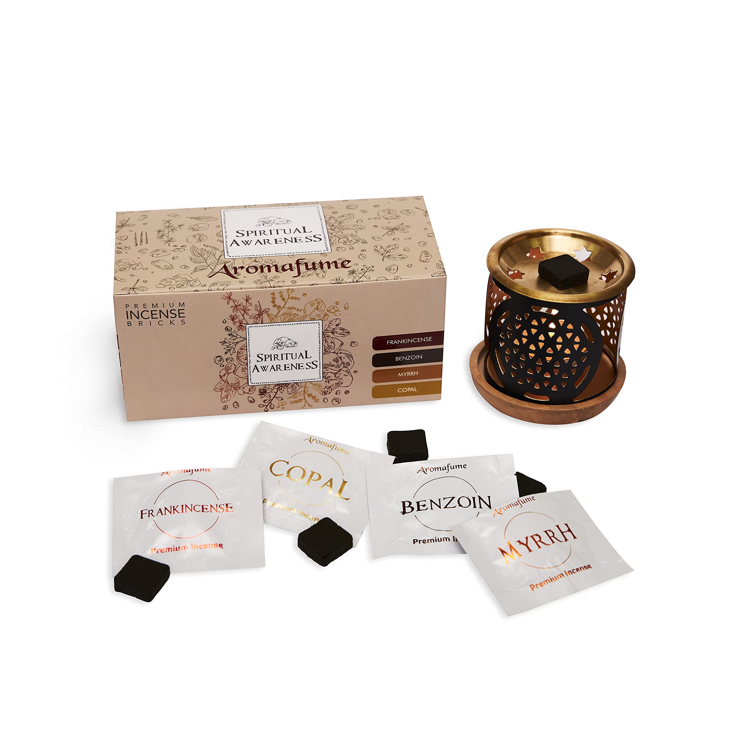Spiritual Awareness Incense Brick Gift Set by Aromafume | 12 Bricks ...