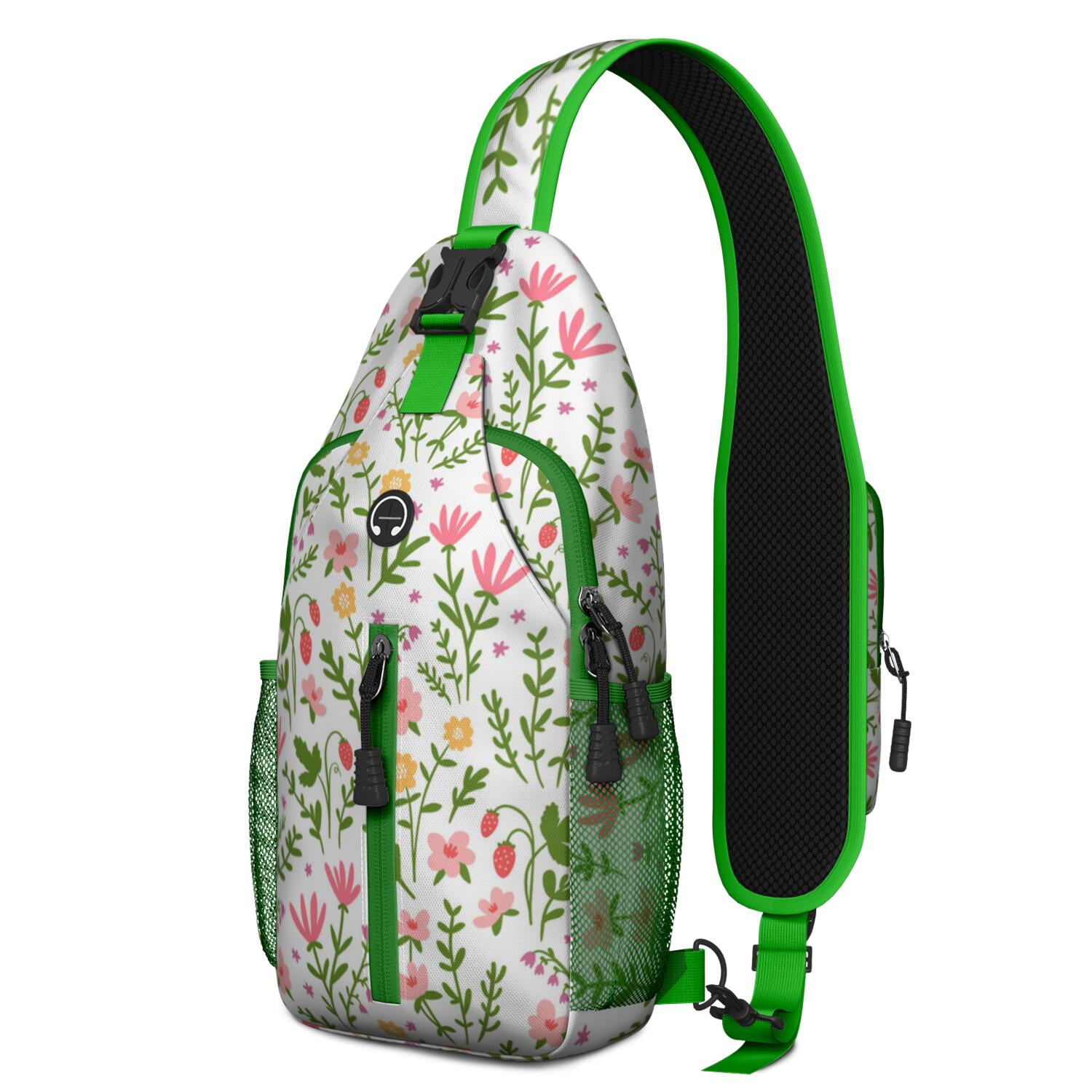 Spiritual Cosmic Sun and Moon Design Sling Backpack – Durable, Water ...