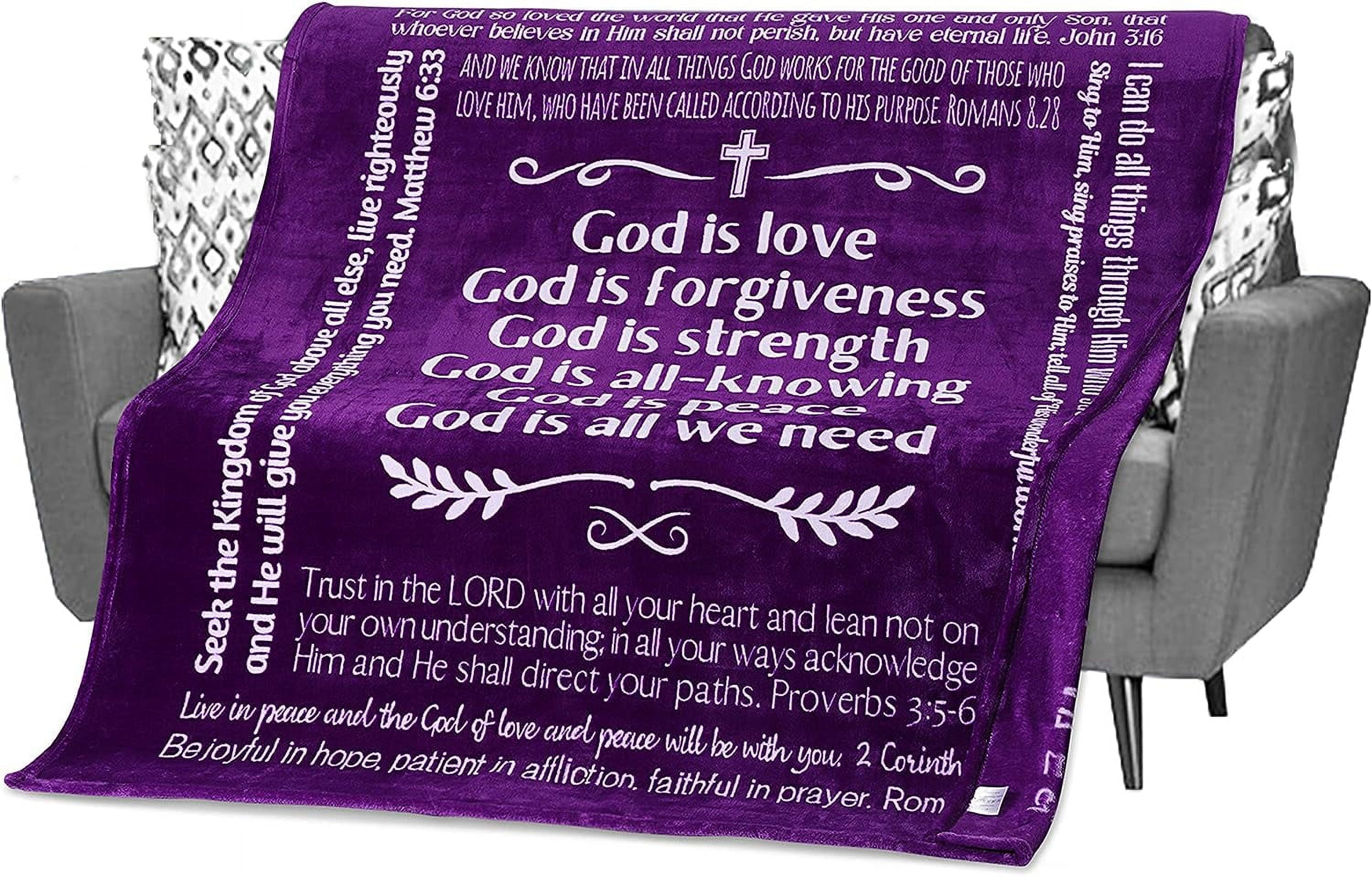Spiritual Gifts for Women, Men, Scripture Blanket, Religious Gifts ...