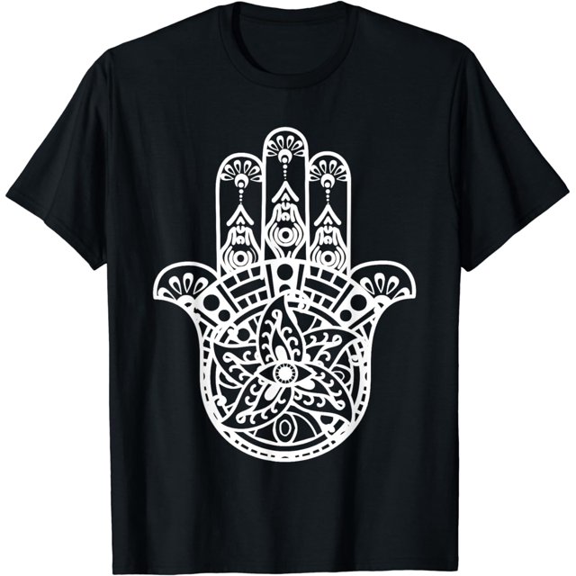 Spiritual Hamsa Hand Fatima Palm Good Luck Eye Khamsa Gifts T-Shirt ...