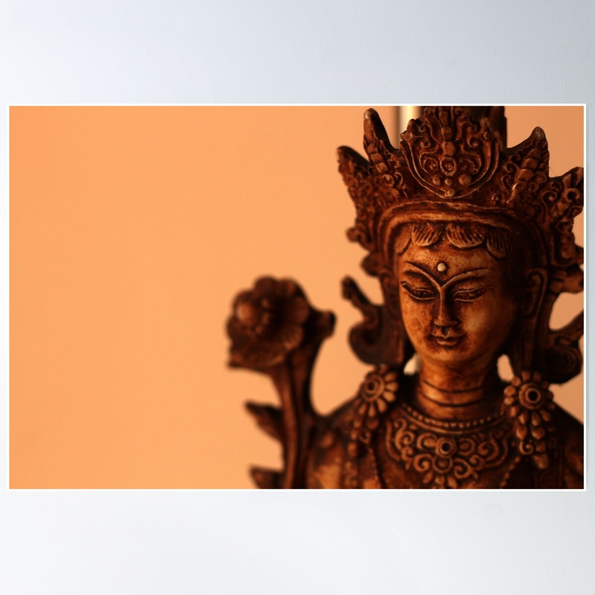 Spiritual Indian Asian Goddess Poster Wall Art, Modern Wall Decor For ...