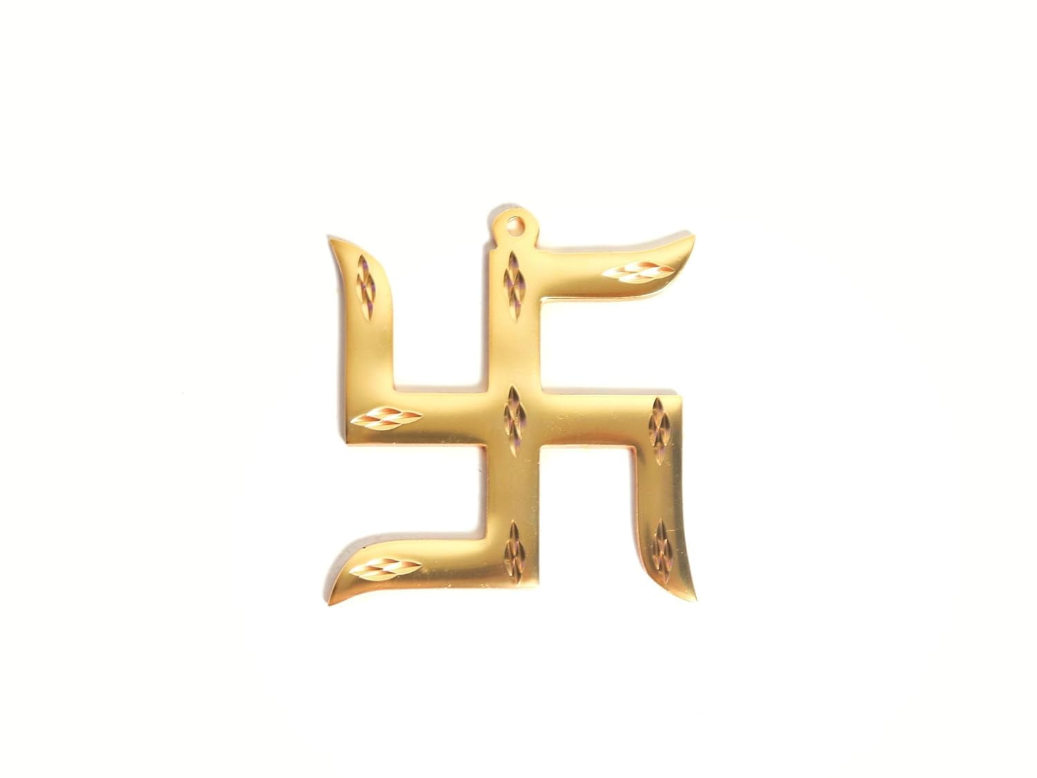 The Spiritual Living Pure Brass Swastik for Door Entrance II Vastu ...