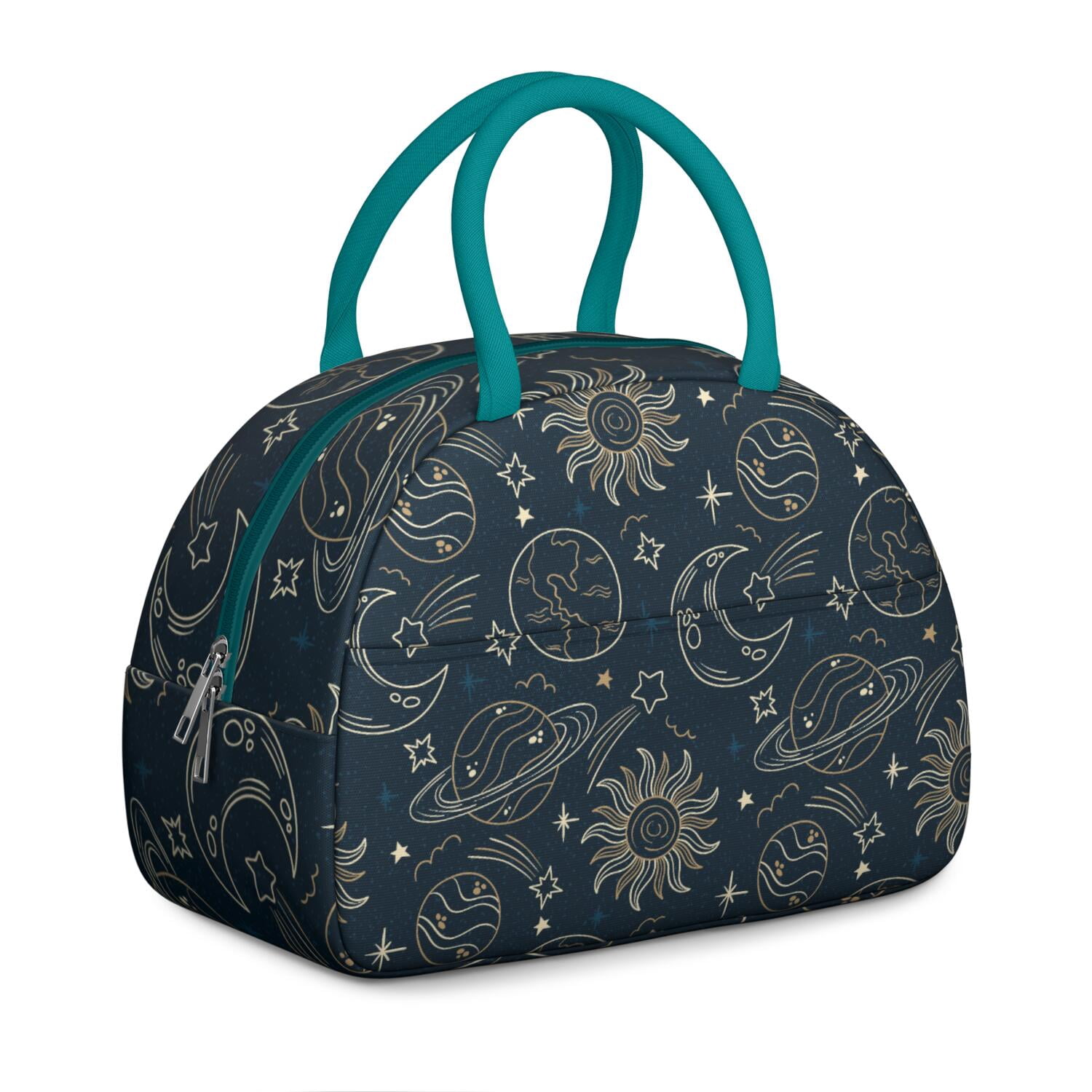 Spiritual Lunch Box with Celestial Sun and Moon Print, Gothic Aesthetic ...