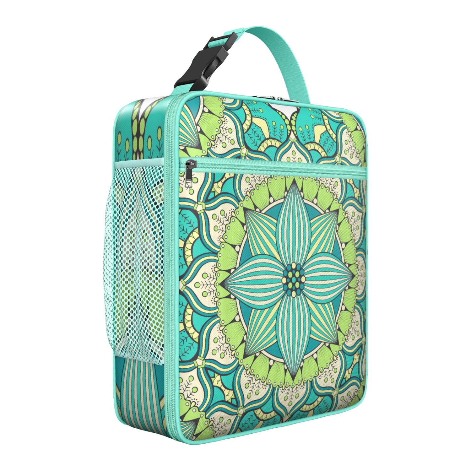 Spiritual Mandala Lunch Box – Zen Meditation Pattern Insulated Bag with ...