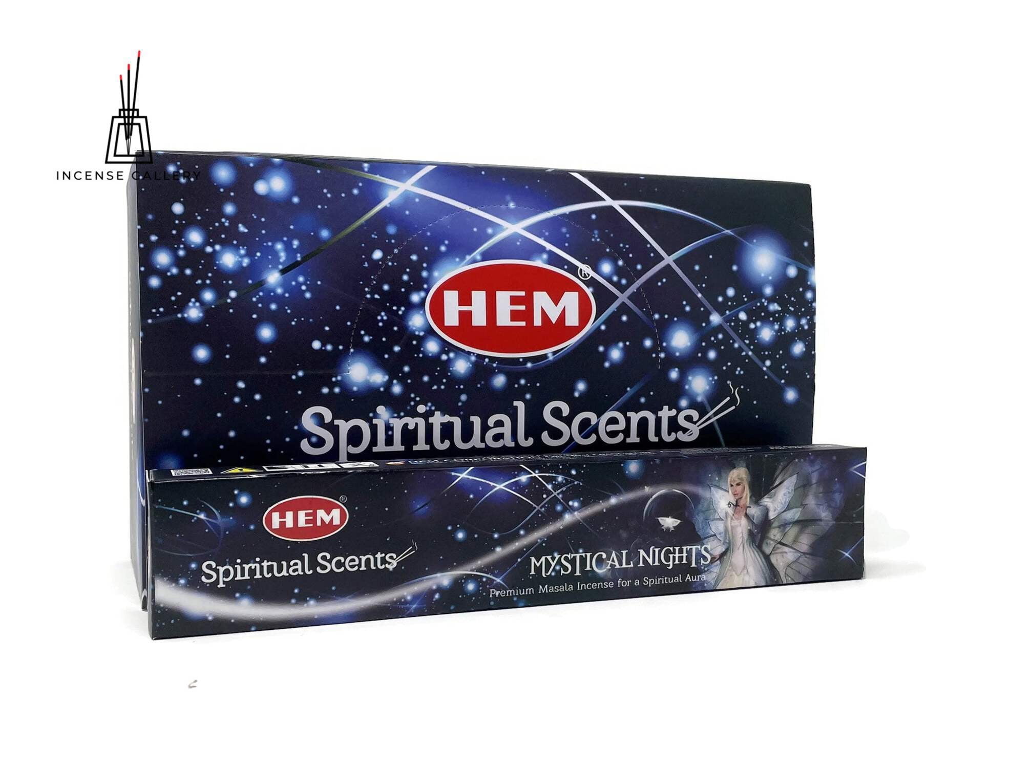 Spiritual Scents Mystical Night Masala Incense Sticks | Box of 12 Packs ...