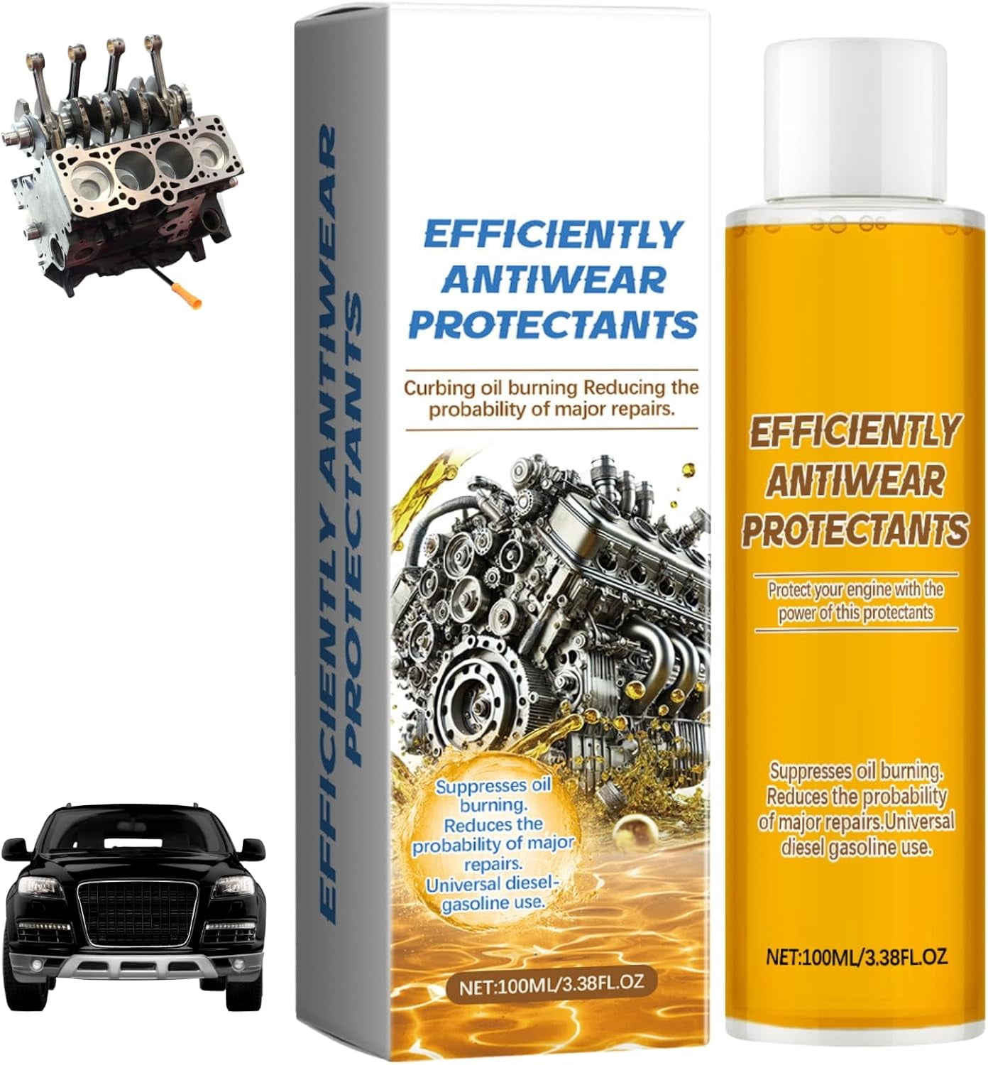Spiritukal Highly Effective Engine Anti-Wear Protectant, Highly ...