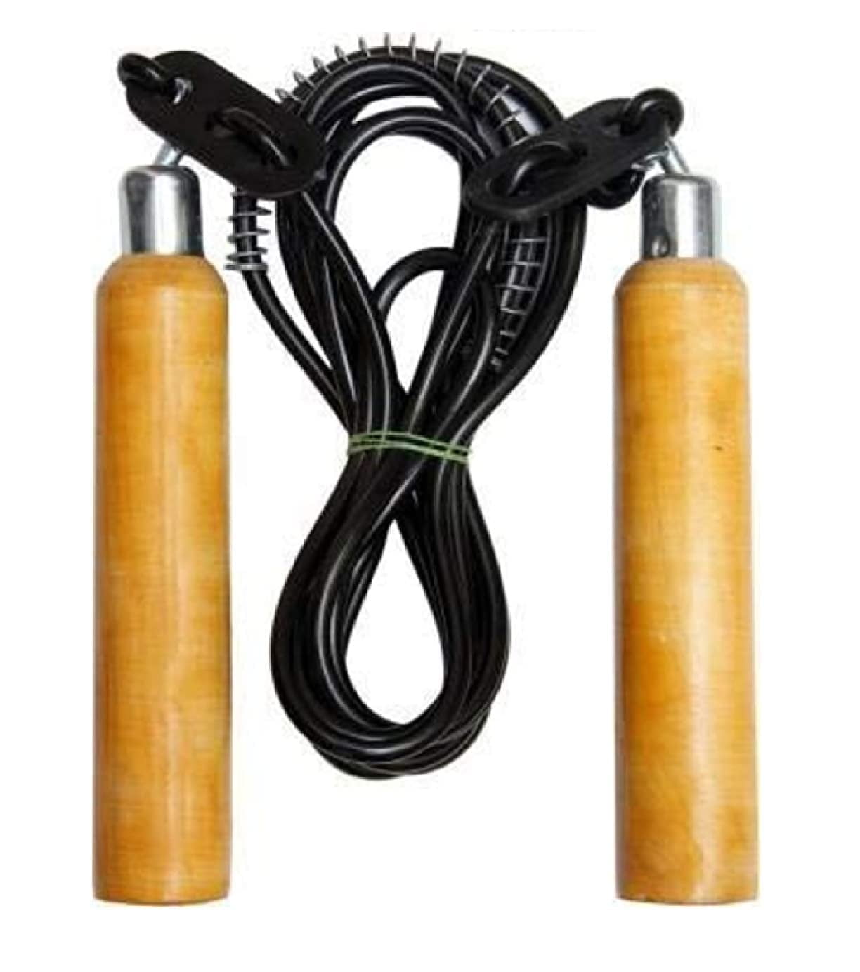 Spiro Jumping Skipping Rope With Comfortable Pvc | Black & Brown | Our ...