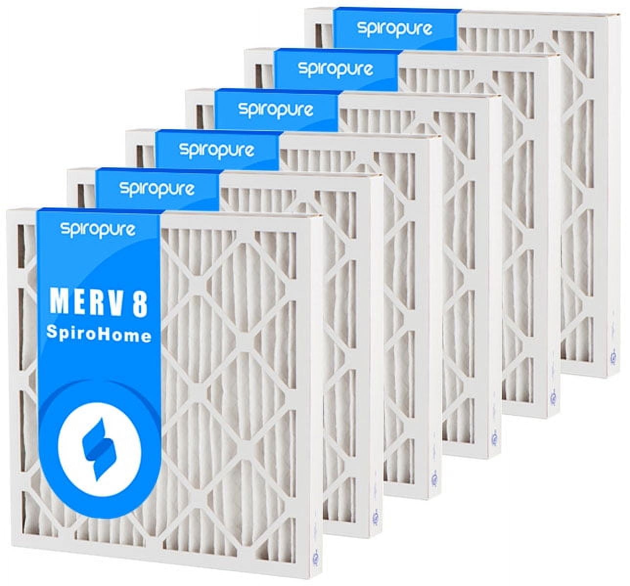 SpiroPure 9.25x9.25x2 MERV 8 Pleated Filter Air Filters - Made in USA ...