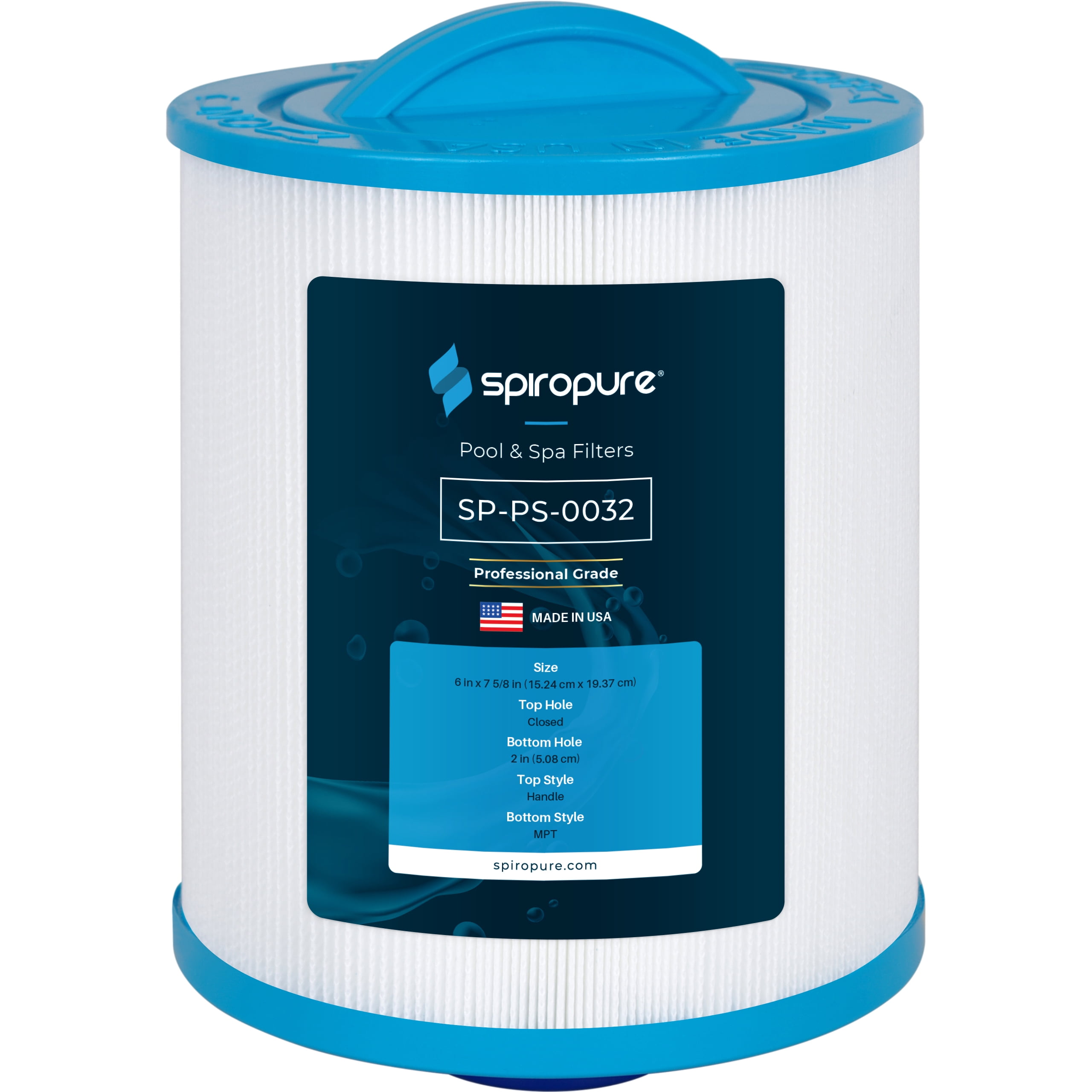 SpiroPure Replacement for Pleatco PAS40-F2M 40 sqft Artesian Spa with ...