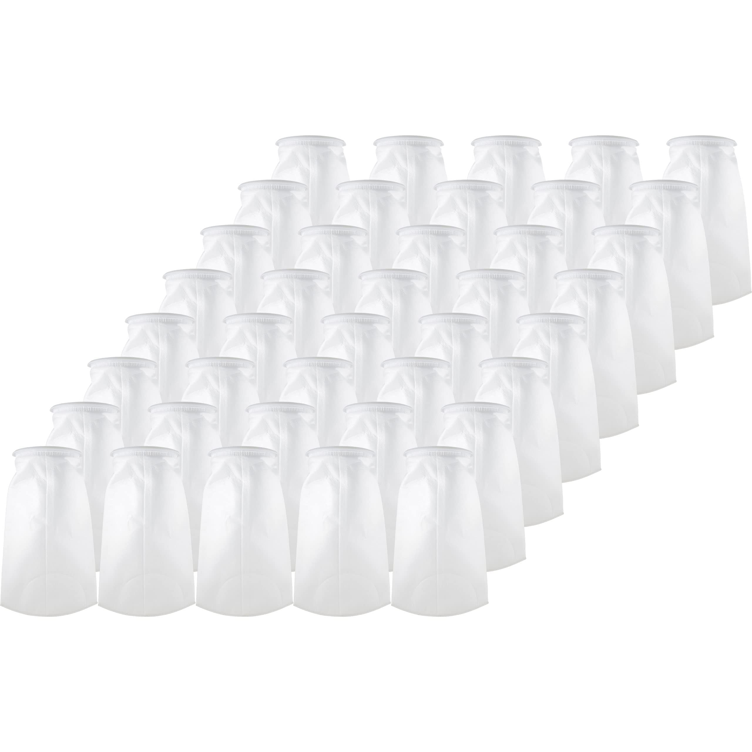 SpiroPure SP-BP-1-10 10 Micron #1 (7” x 17") Glazed Polypropylene Felt ...