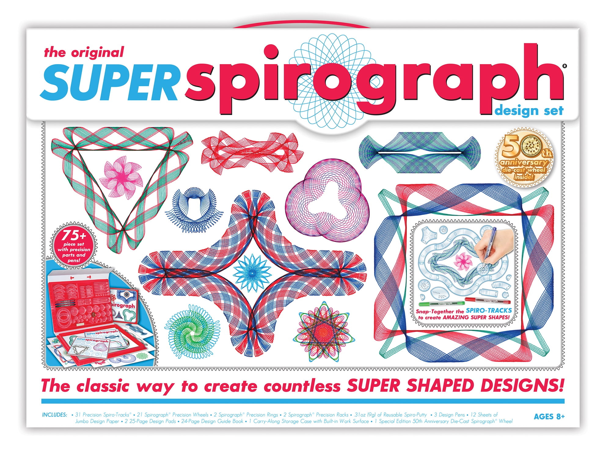 Spirograph: the Original Super Spirograph Kit, Create and Design, for ...
