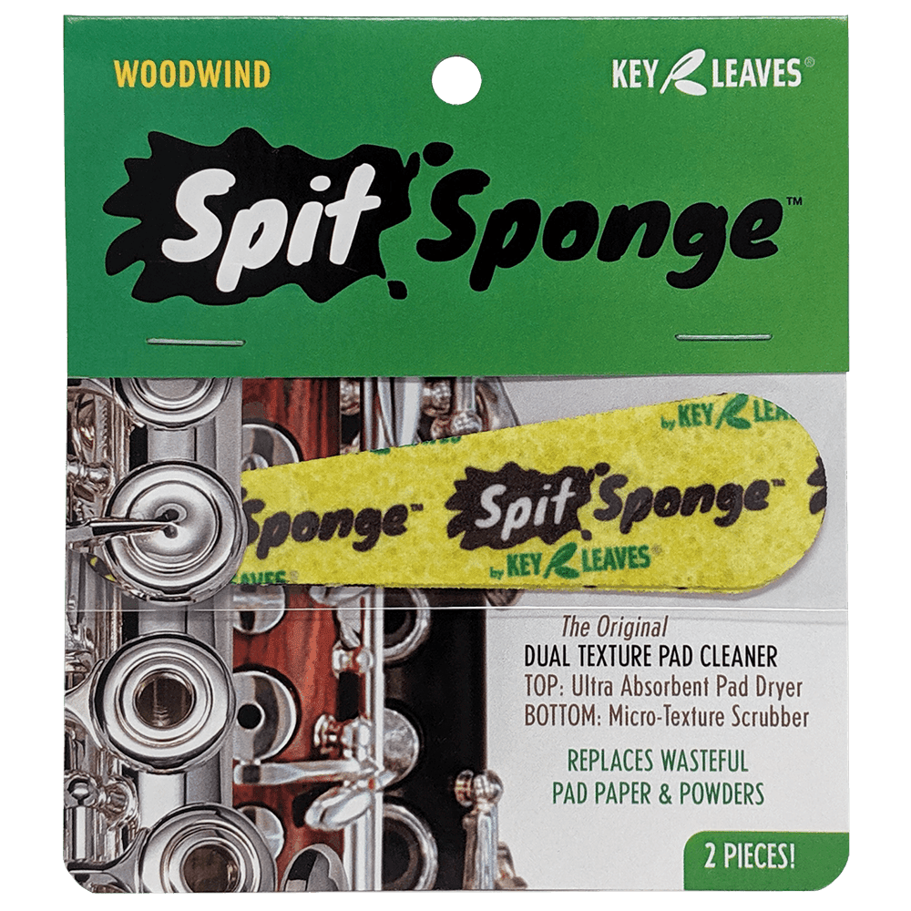 Spit Sponge (2 piece) Woodwind Pad Dryer to stop drips and keep the ...