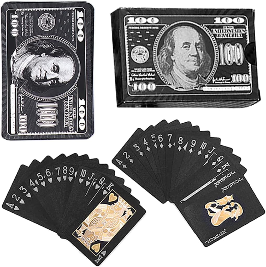 Spiten Black Waterproof Playing Cards For Adult - Highly Flexible ...