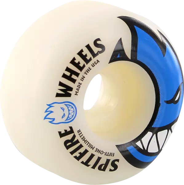 Spitfire Bighead 51mm 99d White Skateboard Wheels - Set of 4 - Walmart.com