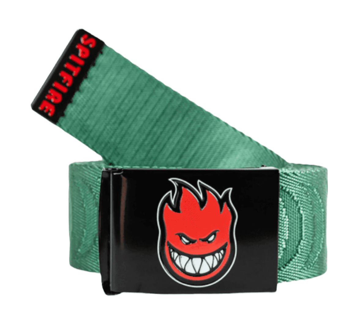 Spitfire Bighead Fill Cresent Jacquar Belt Green OneSize - Walmart.com