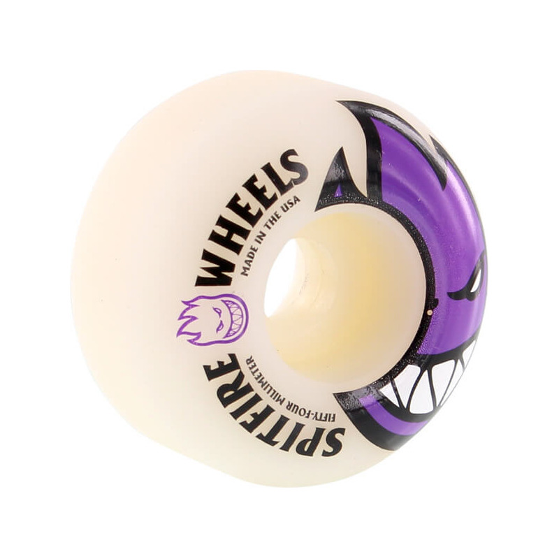 Spitfire Bighead Skateboard Wheels 99a 54mm White/Purple - Walmart.com