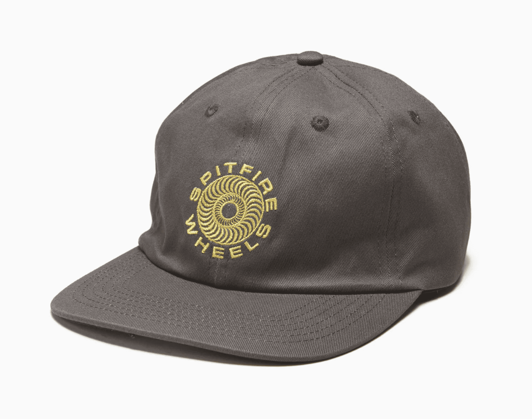 Spitfire Classic 87 Swirl Strapback Hat Char Yellow Adjustable ...