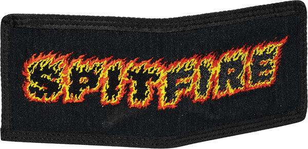 Spitfire Flames Script Cord Bi-Fold Wallet Black - Walmart.com