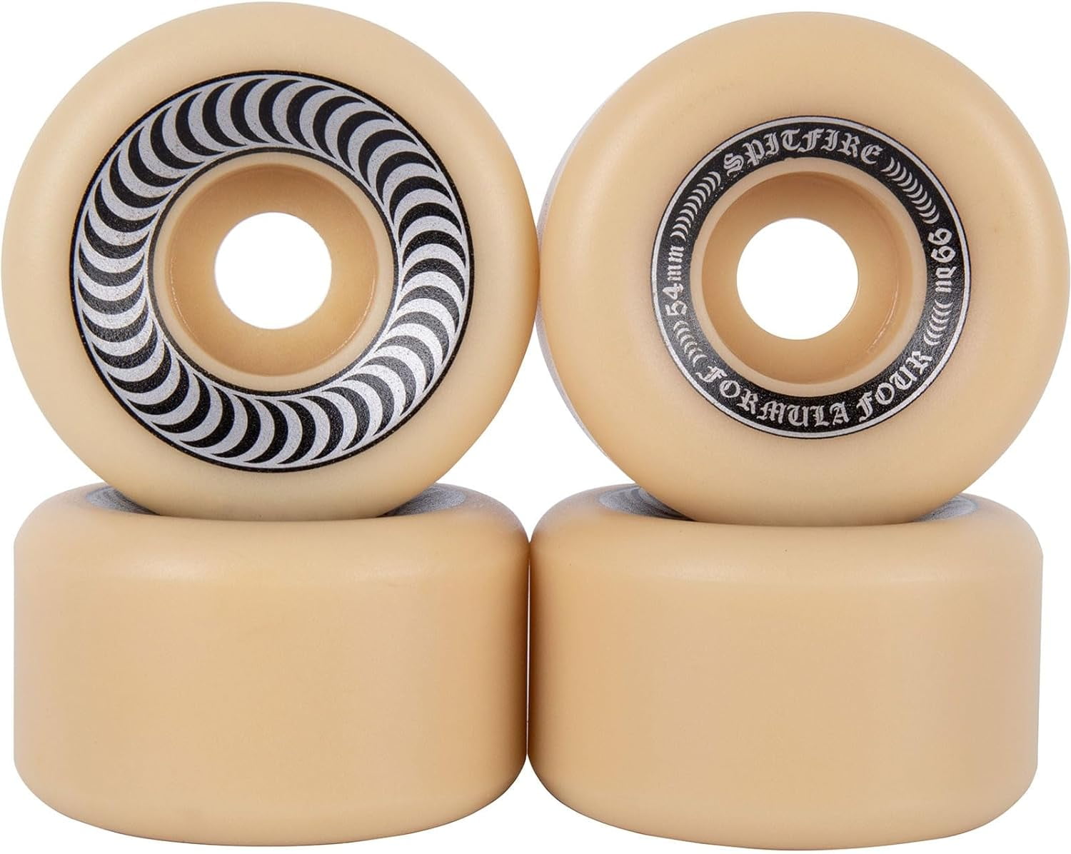 Spitfire Formula Four OG Classic Skateboard Wheels - Set of 4, 55mm ...