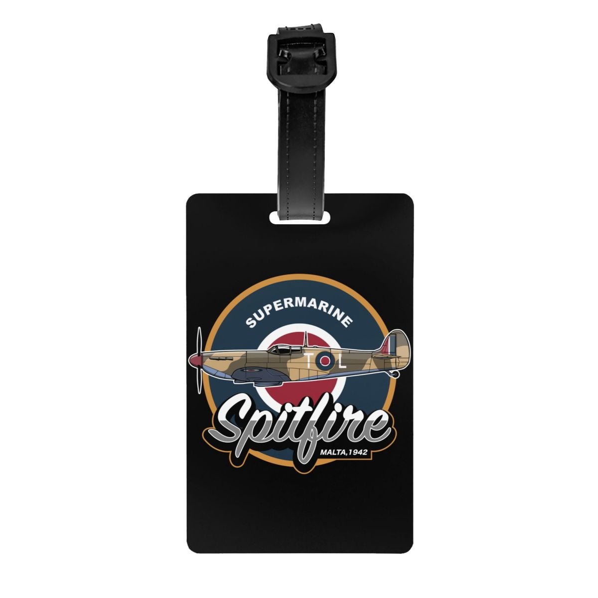 Spitfire Hawker Hurricane Luggage Tag Privacy Protection Fighter Plane ...