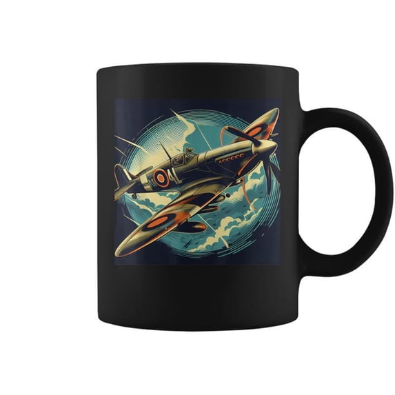 Spitfire Iconic Ww2 Airplane Warbird Coffee Mugs - Walmart.com
