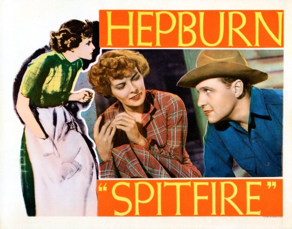 Spitfire Lobbycard From Left Katharine Hepburn Ralph Bellamy 1934 Movie ...