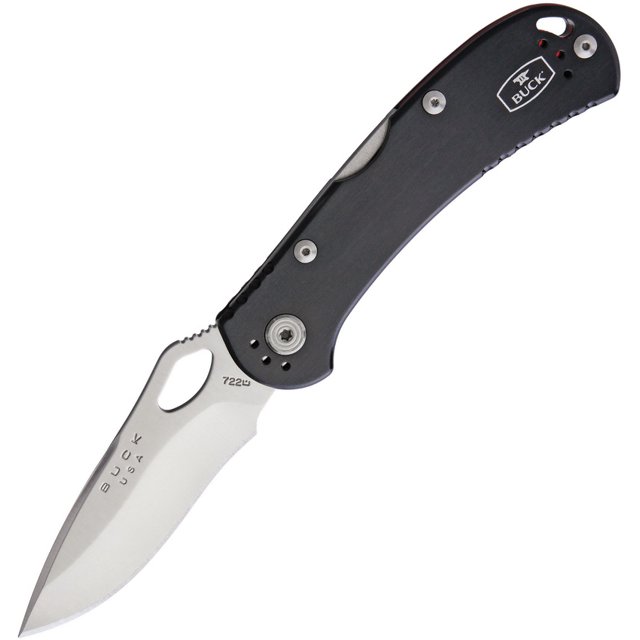 Spitfire Lockback Black with Belt Clip, 3.25" Satin Finish 420HC ...