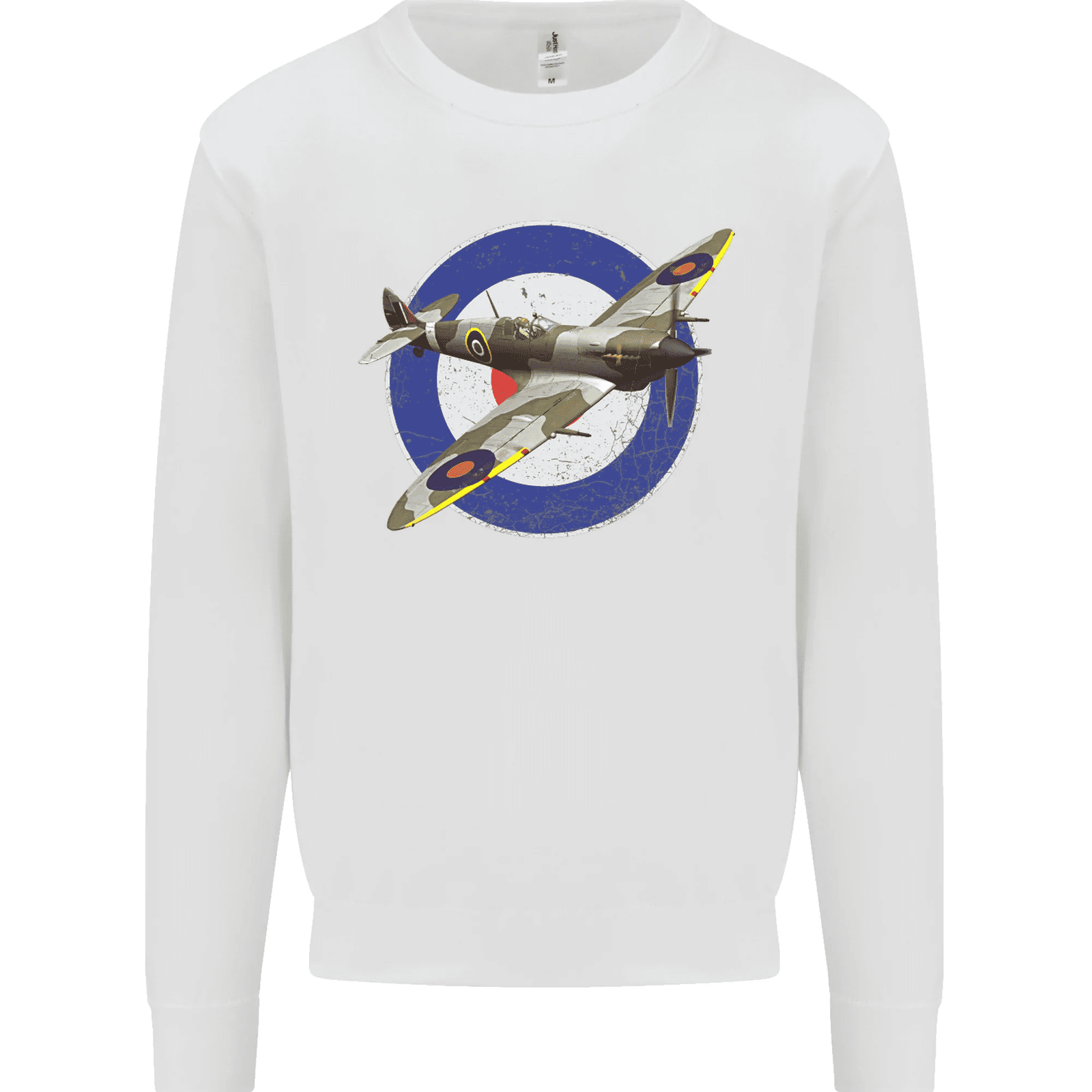Spitfire MOD RAF WWII Fighter Plane British Mens Sweatshirt Jumper ...
