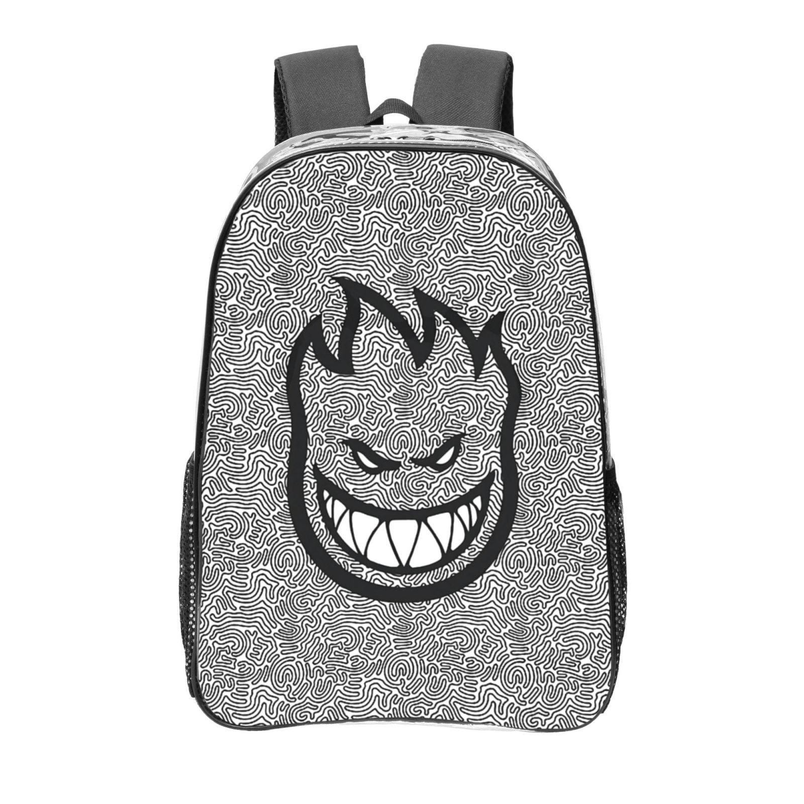 Spitfire Pattern Skate Transparent Backpack Fashion Travel Backpack ...