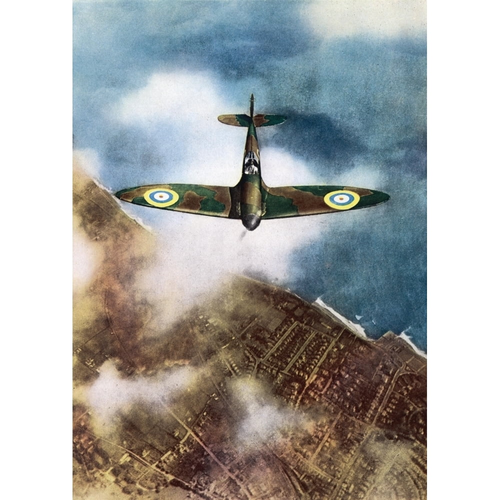 Spitfire Poster Print By Mary Evans Picture Library - Walmart.com