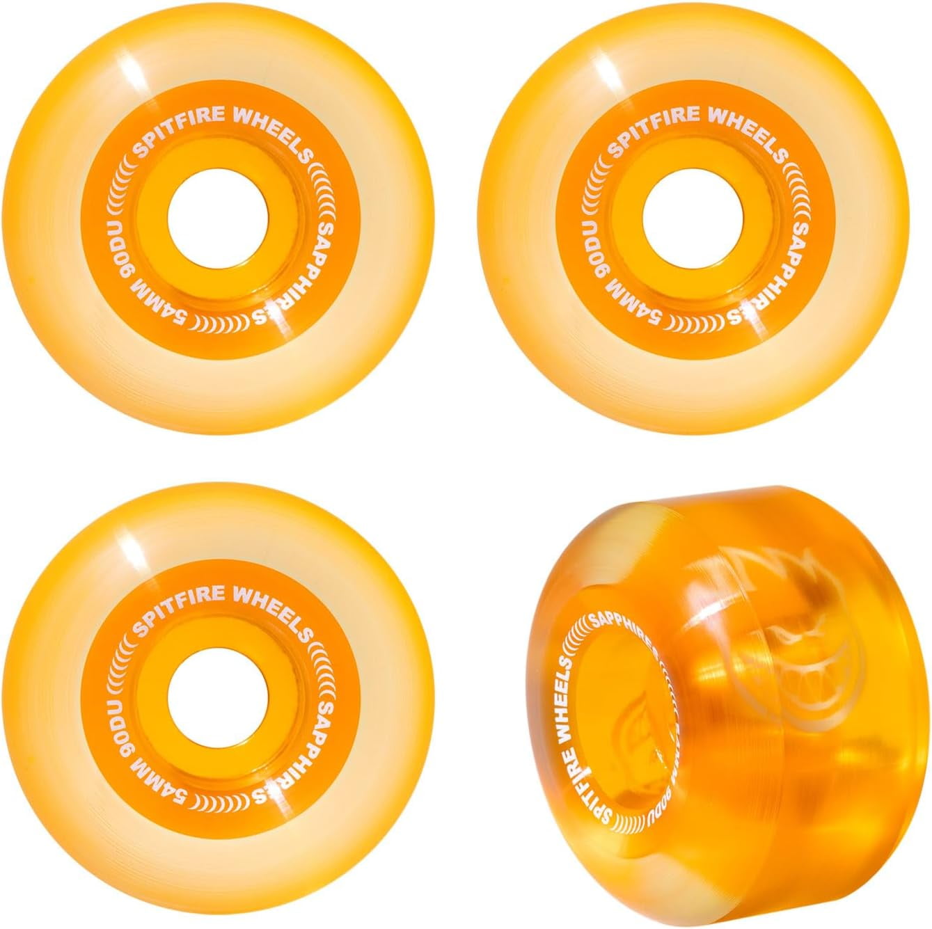 Spitfire Sapphires 90DU Skateboard Wheels - Set of 4 - Walmart.com