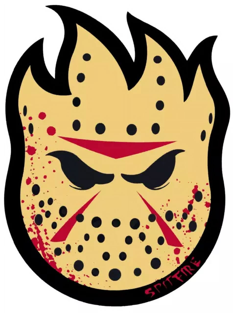 Spitfire Sticker Wheels Jason Mask Phone Decal Water Bottle Stickers ...