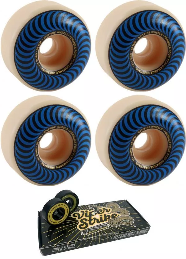 Spitfire Wheels Formula Four Classic Swirl Skateboard Wheels - 56mm ...