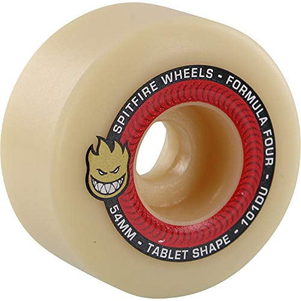 Spitfire Wheels Formula Four Tablets Natural/Red Skateboard Wheels ...
