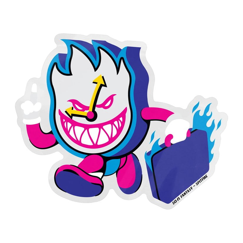 Spitfire x Sci-Fi Fantasy Burning Time Sticker 3" - Walmart.com