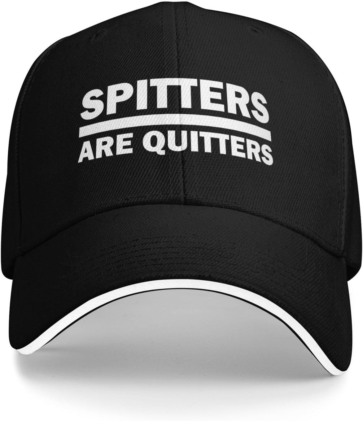Spitters are Quitters Cap Men Baseball Hat Adjustable Hats - Walmart.com