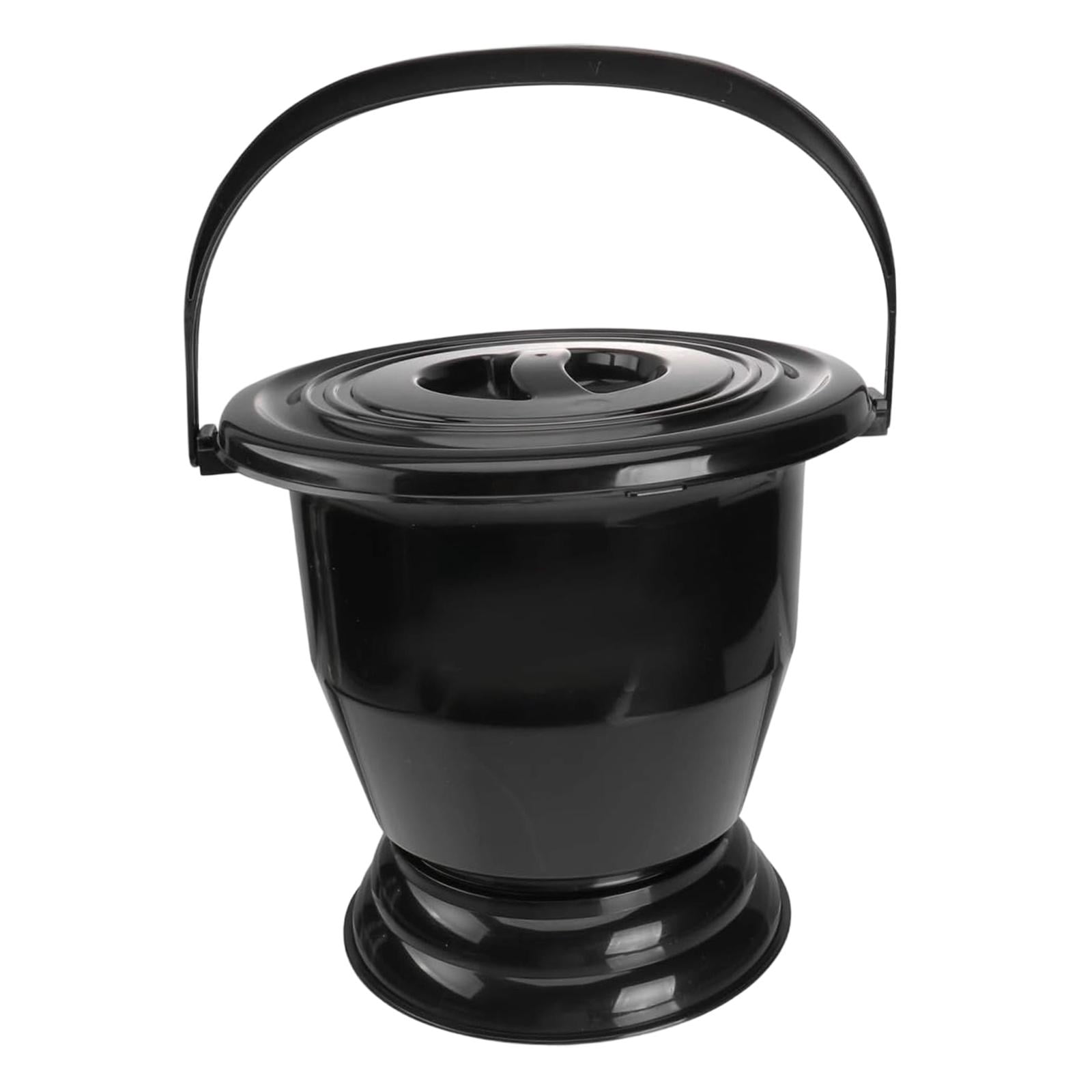 Spittoon Urinal Potty Bucket with Secure Lid and Handle Portable Design ...