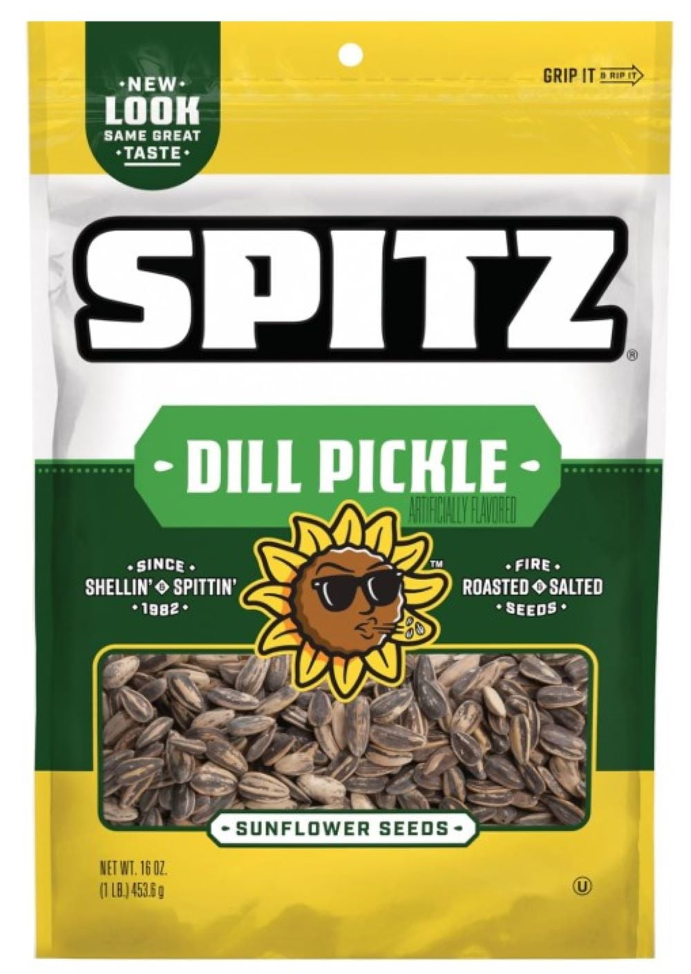 Spitz Dill Pickle Sunflower Seeds 16 oz (Pack of 84) - Walmart.com