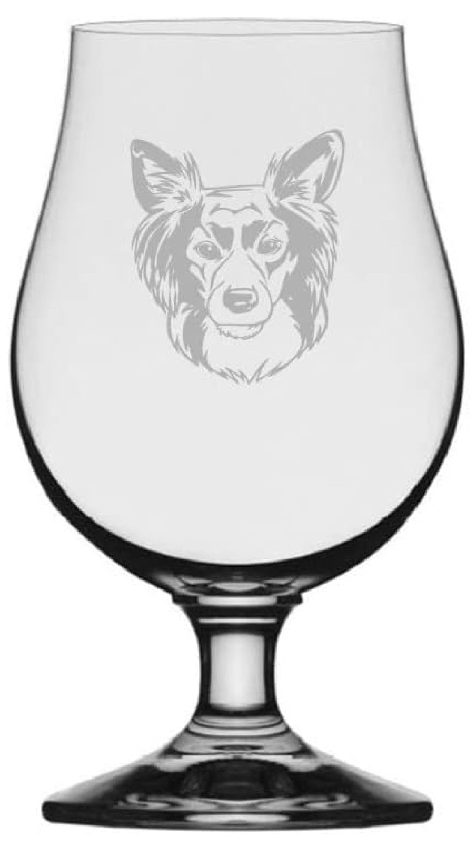Spitz Mix Dog Themed Etched 13.25oz Iona Beer Glass - Walmart.com