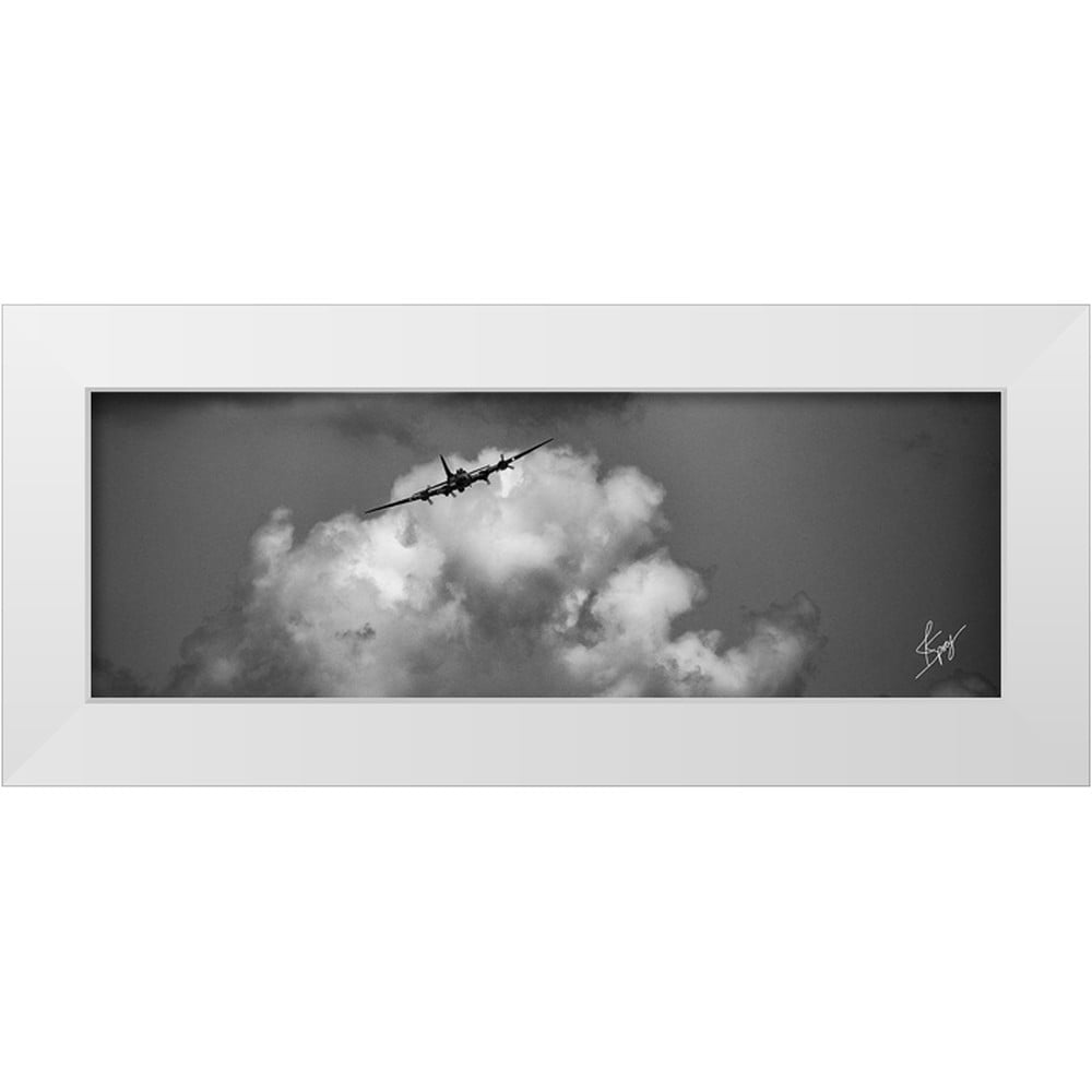 Spivey, Justin 18x9 White Modern Wood Framed Museum Art Print Titled ...