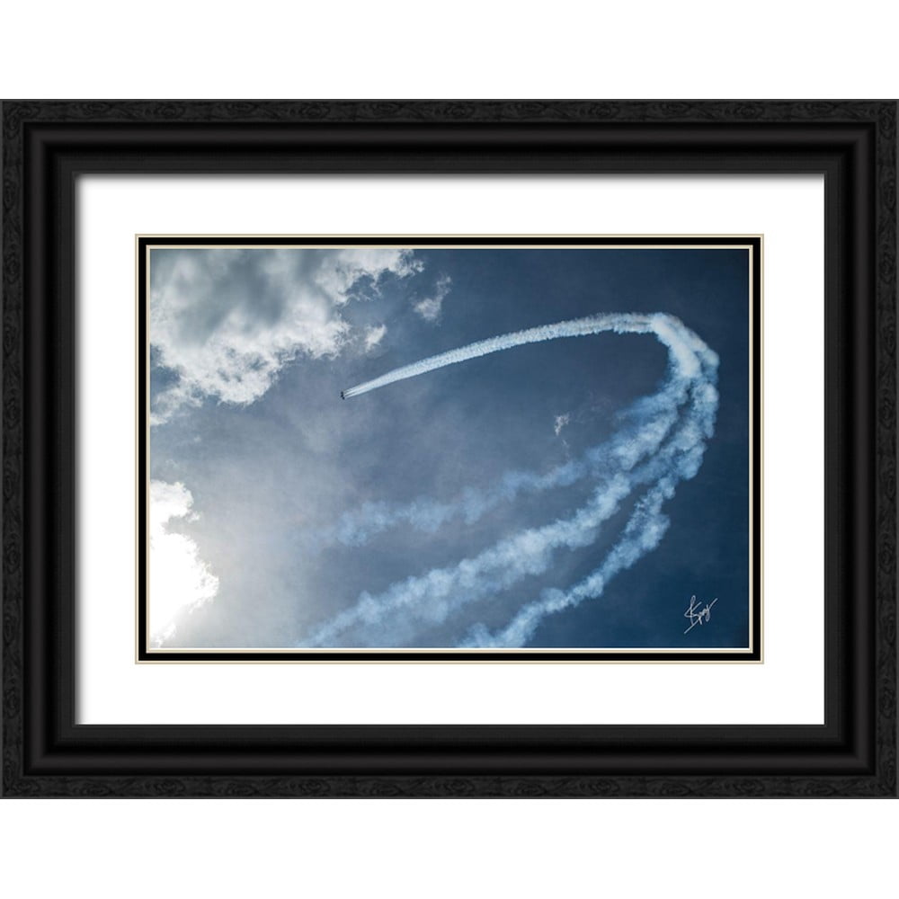 Spivey, Justin 24x17 Black Ornate Wood Framed with Double Matting ...