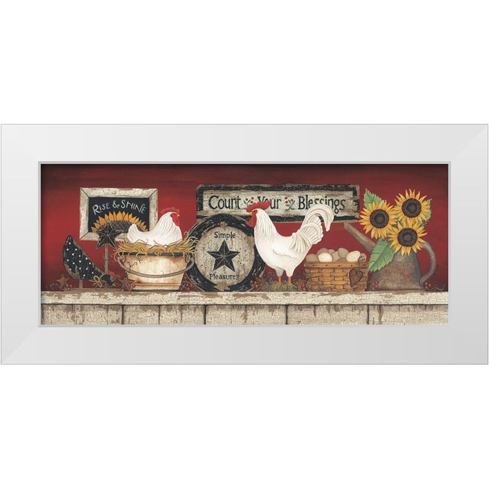 Spivey, Linda 18x10 White Modern Wood Framed Museum Art Print Titled ...