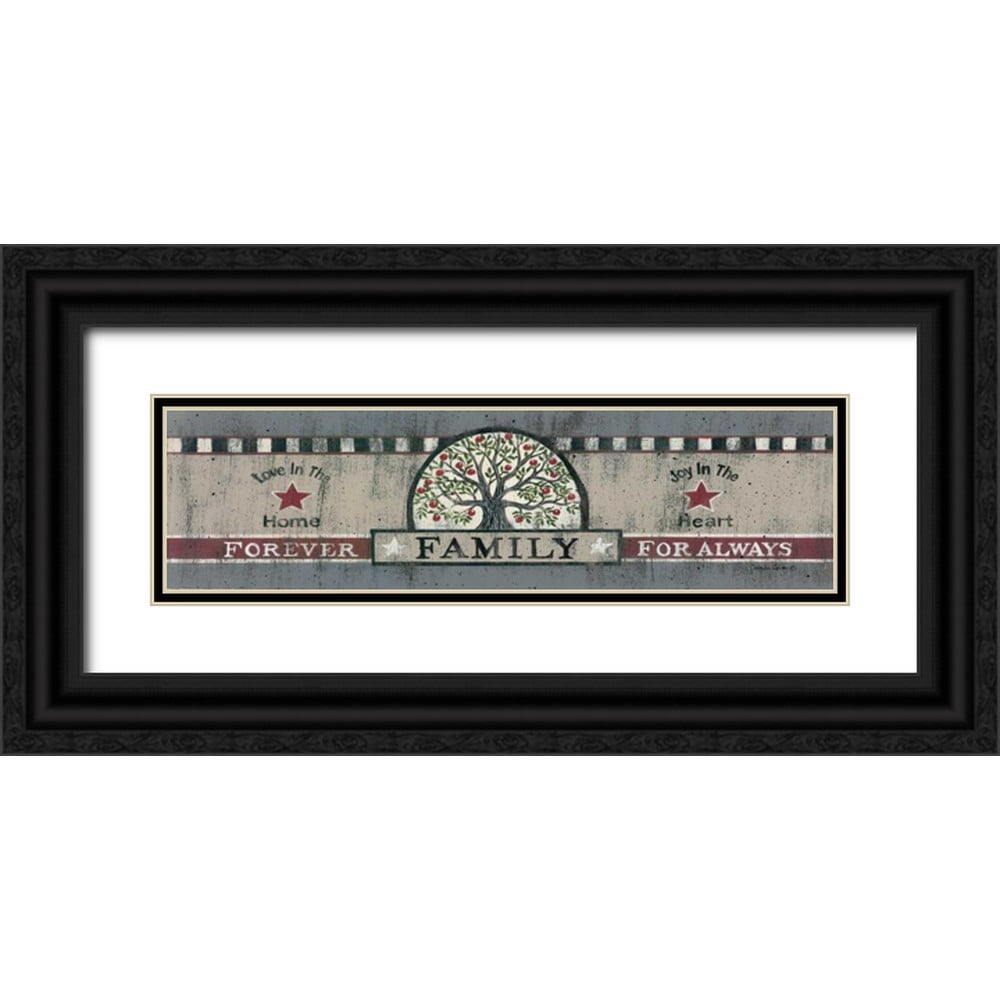 Spivey, Linda 18x8 Black Ornate Wood Framed with Double Matting Museum ...
