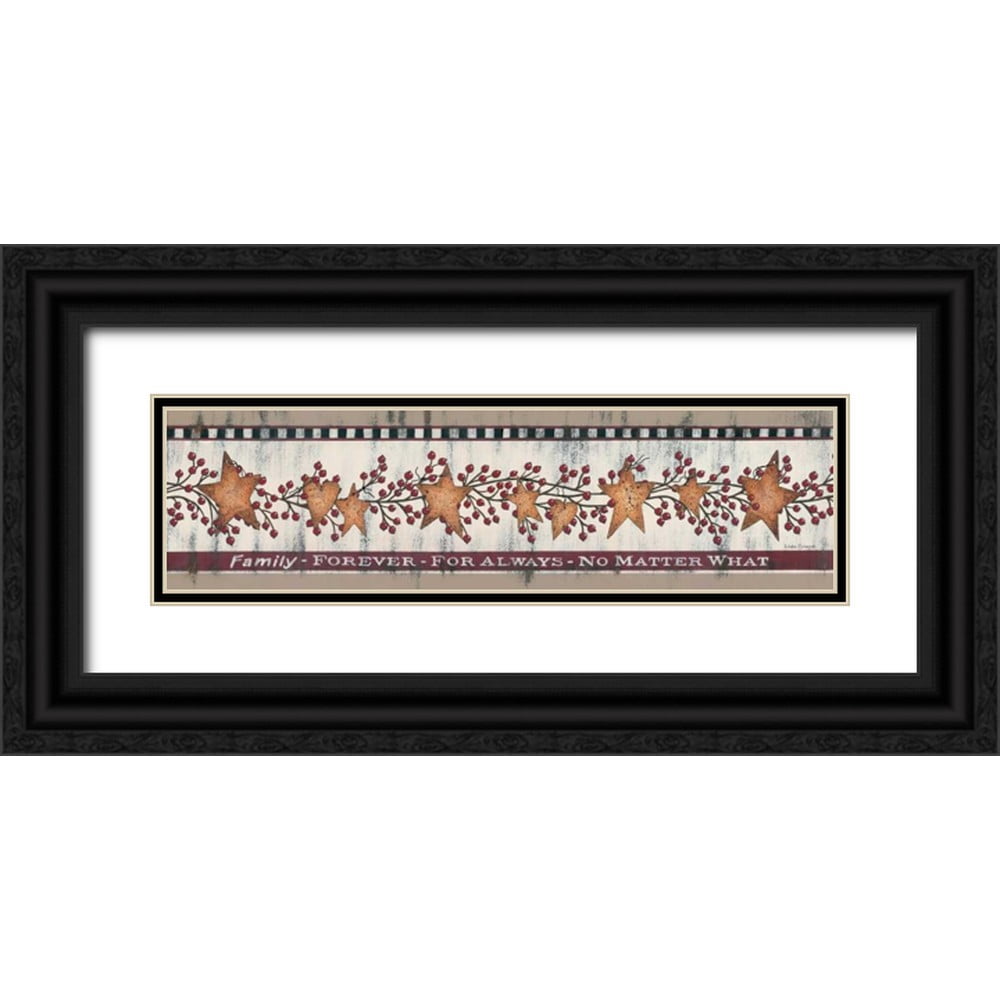 Spivey, Linda 32x12 Black Ornate Wood Framed with Double Matting Museum ...