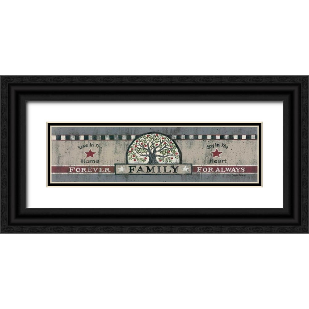 Spivey, Linda 32x12 Black Ornate Wood Framed with Double Matting Museum ...