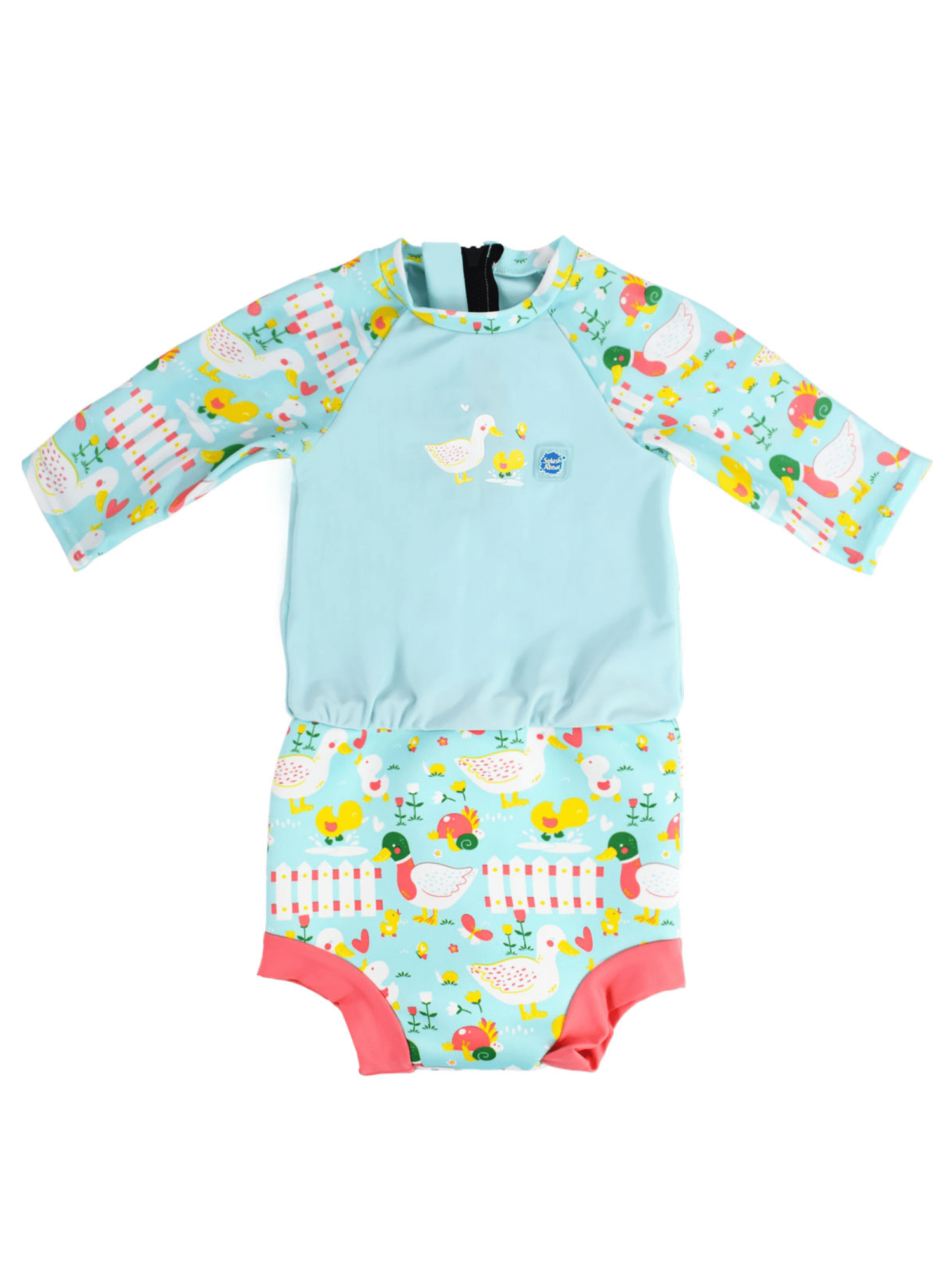 Splash About Baby Girl's Happy Nappy Sunsuit, One-Piece Swimsuit with ...